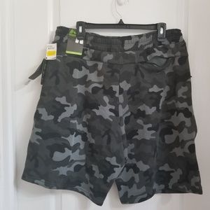 RBX | Shorts | Nwt Gray Camoflage Jogger Shorts | Poshmark